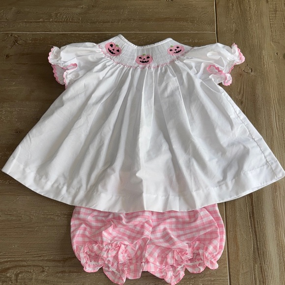 Classic Whimsy | Matching Sets | Classic Whimsy Smocked Girls Pink Jack ...